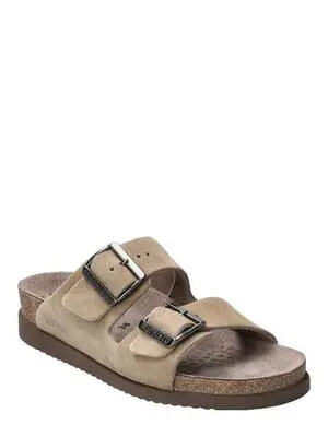 Mephisto Hester Slide Sandal Warm Grey