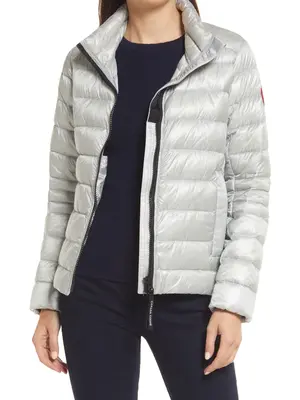 Canada Goose Canada Goose Cypress Packable 750-Fill-Power Down Puffer Jacket Silver Birch