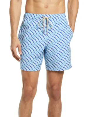 FAIR HARBOR Fair Harbor The Bayberry Swim Trunks Blue Seabay