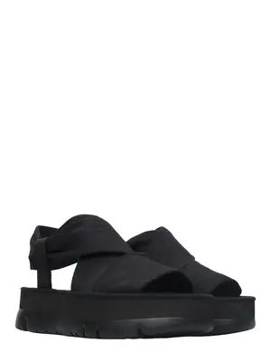 Camper Camper Oruga Up Sandal Black/ Black