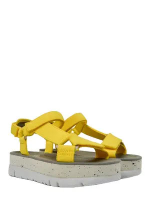 Camper Camper Oruga Up Sandal Bright Yellow
