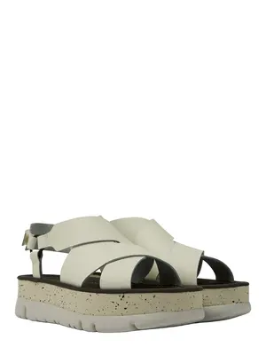 Camper Camper Oruga Up Sandal White Natu