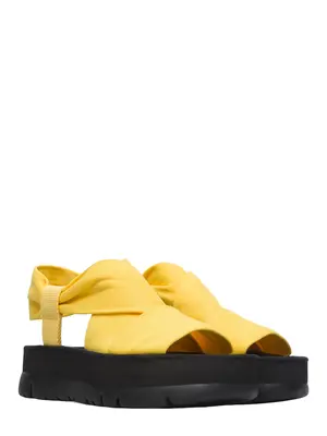 Camper Camper Oruga Up Sandal Yellow