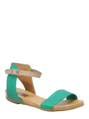 Miz Mooz Miz Mooz Alanis Flat Sandal Emerald