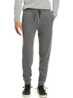 Vince Cashmere & Wool Sweatpants - Heather Medium Grey