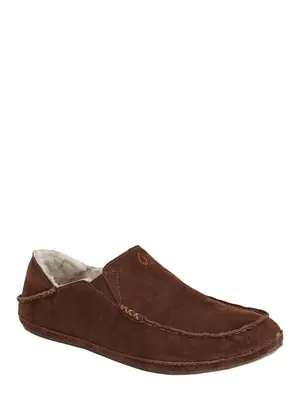 Olukai OluKai Moloa Shearling Convertible Slipper Dark Java/ Dark Java