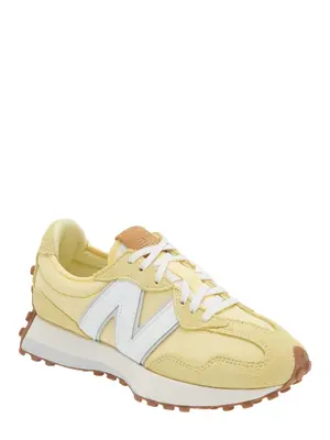 NEW BALANCE 327 Sneaker Maize/ White