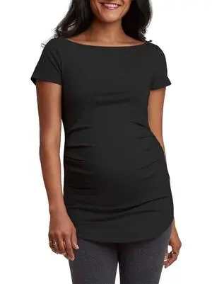 STOWAWAY COLLECTION Ballet Maternity Tunic - Black