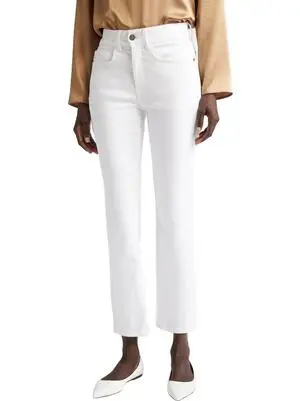 Lafayette 148 New York Reeve High-waist Jeans - Washed Plaster