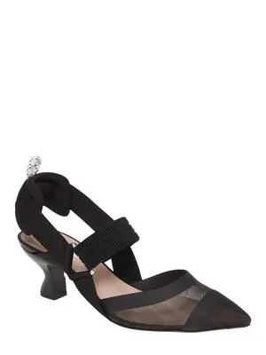 Fendi Fendi Colibri Slingback Pumps Black