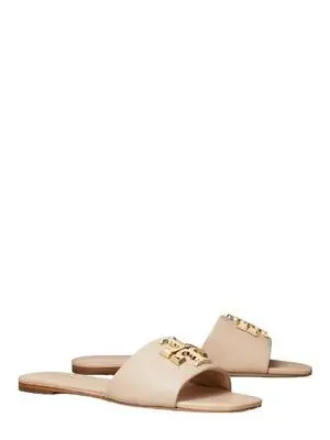 Tory Burch Eleanor Slide Sandal - Rose Pink / Gold