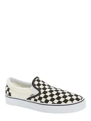 VANS Classic Slip-On Sneaker Black White Checker