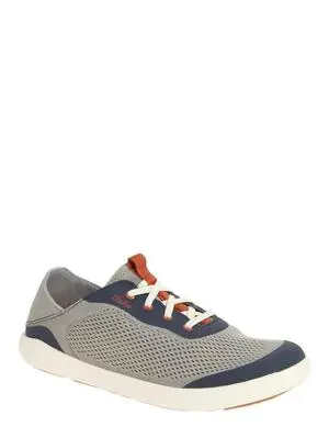 Olukai Moku Pa'e Sneakers - Ash / Trench Blue
