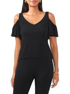 Chaus Cold Shoulder Top Black