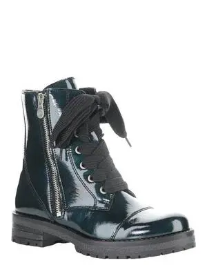 BOS. & CO. Paulie Waterproof Ankle Bootie - Dark Green