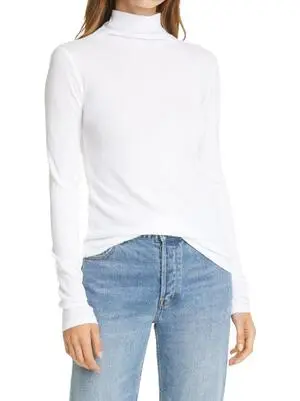 Vince Turtleneck Top - White