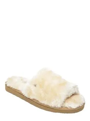 MINNETONKA Minnetonka Faux Fur Slide Slipper