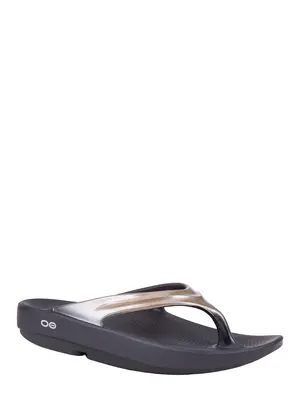 OOFOS Oofos Oolala Flip Flop Black/ Latte