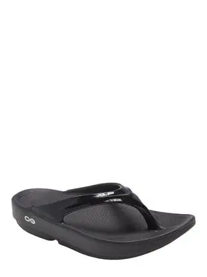 OOFOS Oolala Flip Flop - Black/black