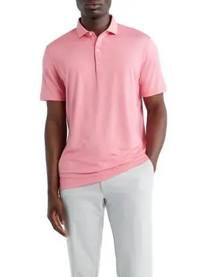 Johnnie-o Birdie Classic Fit Performance Polo - Azalea
