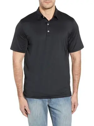 Johnnie-o Birdie Classic Fit Performance Polo - Black