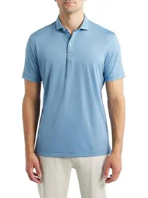 Johnnie-o Birdie Classic Fit Performance Polo - Carbon Fiber