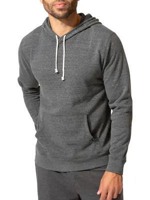 THREADS 4 THOUGHT Fleece Pullover Hoodie Gunmetal