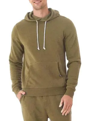 THREADS 4 THOUGHT Fleece Pullover Hoodie Kelp