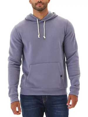 THREADS 4 THOUGHT Fleece Pullover Hoodie Zinc