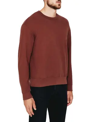 Ag AG Arc Crewneck Sweatshirt Dark Walnut