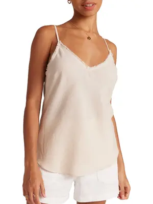 Bella Dahl Bella Dahl Frayed Edge Camisole Cliffside