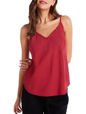 Bella Dahl Bella Dahl Frayed Edge Camisole Ruby Red