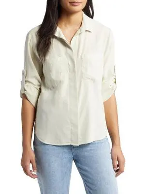 Bella Dahl Bella Dahl Split Back Button-Up Shirt Cliffside