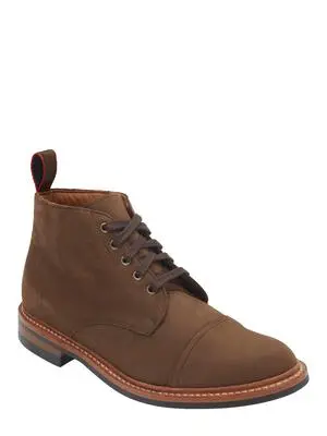 Allen Edmonds Allen Edmonds Patton Leather Cap-Toe Boots Brown Suede
