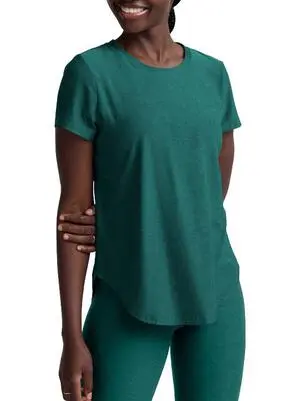 Beyond Yoga Short-sleeve T-shirt - Teal Sea Heather