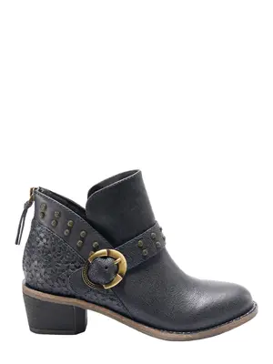 HALSA FOOTWEAR Hälsa Footwear Melania Bootie Navy Leather