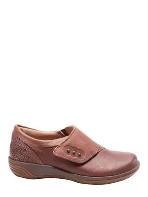 HALSA FOOTWEAR Anna Clog - Brown Leather