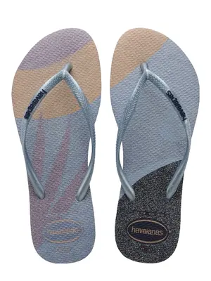 Havaianas Havaianas Slim Palette Flip Flop Ashley Blue