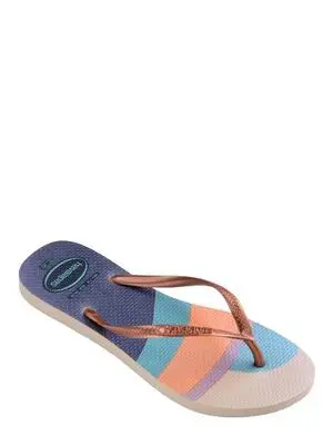 Havaianas Havaianas Slim Palette Flip Flop Beige