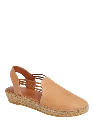 TONI PONS Toni Pons Noelia Espadrille Slingback Tan Leather