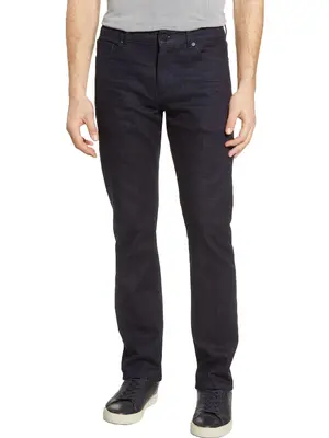 DL1961 Russell DL Ultimate Knit Slim Straight Jeans Deep Dive