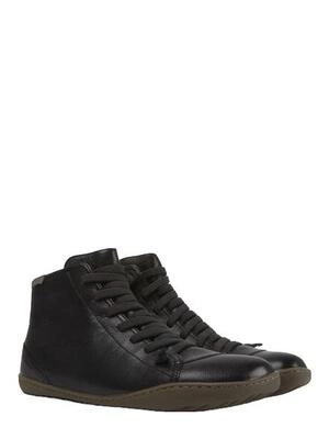 Camper Peu Cami High Top Sneakers With Elastic Lacing - Black