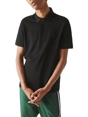 Lacoste Paris Regular Fit Stretch Polo - 031 Black