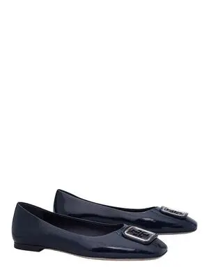Tory Burch Georgia Square Toe Ballet Flat - Perfect Navy