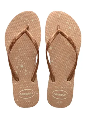 Havaianas Ombré Slim Gloss Flip Flop Beige