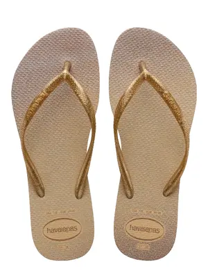 Havaianas Ombré Slim Gloss Flip Flop Golden