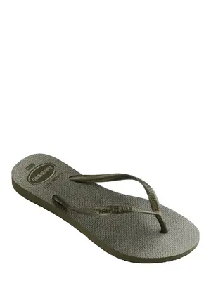Havaianas Ombré Slim Gloss Flip Flop Moss