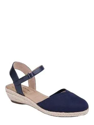 Me Too Me Too Nikkie Espadrille Wedge Navy