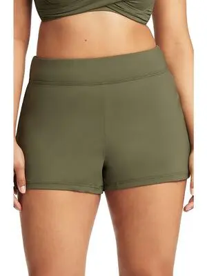 SEA LEVEL Sea Level Swim Shorts Khaki