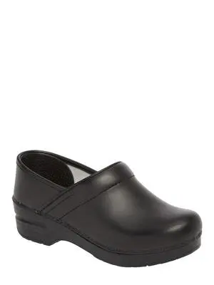 Dansko Dansko Oiled Leather Clog Black Cabrio